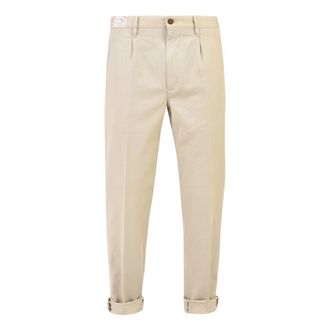 Incotex Baumwoll Slim-Fit Hose mit Taschen - - Trousers - Herren - Beige - W32