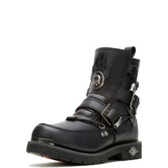 Harley-Davidson Harley-Davidson Herren Distortion Leather Motorcycle Casual Boot Stiefel, Schwarz, 44 EU
