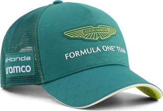 Puma x ASTON MARTIN ARAMCO F1 TEAM Replica Stroll Trucker Cap, Accessoires, Gr&uuml;n, OSFA