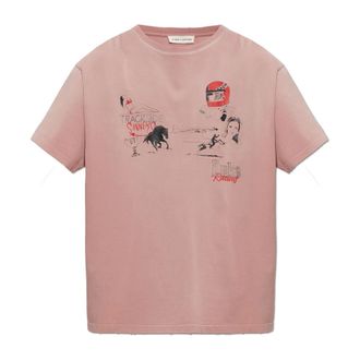 Duke + Dexter Duke + Dexter - DR4 Eat Dirt T-Shirt &agrave; Poche - Homme - Tops - Rose - Taille: L