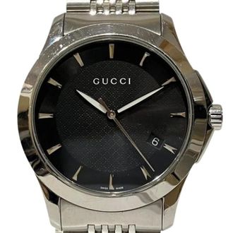 Gucci Montre Pre-owned 126.4 - Homme - Pre-owned - Noir - Taille: ONE Size