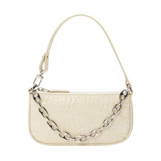 by FAR Elfenbein Leder Mini Rachel Handtasche - - Bags - Damen - Beige - ONE SIZE