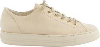 Paul Green Baskets pour femme - 4081-639 - Beige - En cuir su&eacute;d&eacute;, beige, 42.5 EU