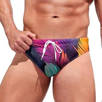 Generic Sous-v&ecirc;tements pour homme - Sous-v&ecirc;tements respirants - Taille &eacute;lastique avec cordon de serrage - Sans &eacute;tiquette qui gratte - Ajustement doux et id&eacute;al