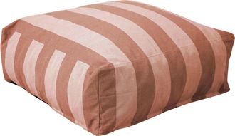 Oviala Sitzsack gestreift für Gartenmöbel, modular, Terrakotta - Mixi