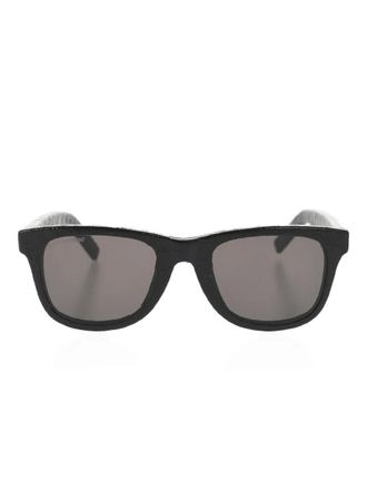 Saint Laurent Eyewear lunettes de soleil &agrave; monture ronde - Noir