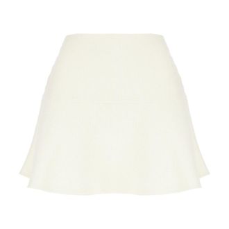 Gucci Minirock aus Wollboucl&eacute; - - Skirts - Damen - Wei&szlig; - S