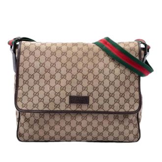 Gucci Sac bandouli&egrave;re vintage Pre-owned - Femme - Pre-owned - Beige - Taille: ONE Size