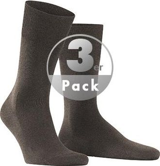 Falke Herren Socken grau Merinowolle unifarben