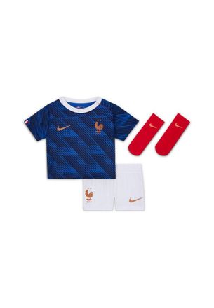 Nike TEAMSPORT Kinder 3-teiliges Fu&szlig;balltrikot-Set FRANKREICH WM 2026 HEIM