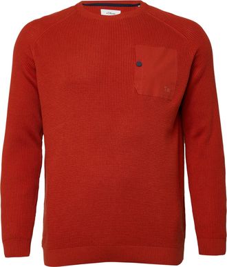 s.Oliver Herren Pullover 2174096 Red 3XL