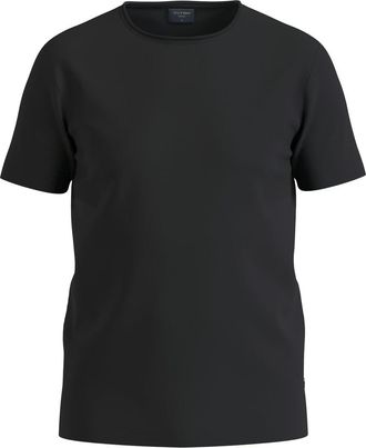 Olymp Herren T-Shirt Rundhals Casual.Wirk,Uni,984 Casual Circular Knit Regular fit,99 Keine Zuordnung möglich,schwarz 68,XXL