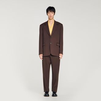 Sandro Veste oversize en laine