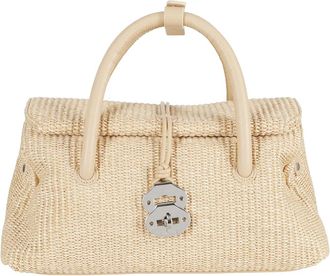 Zanellato Femme, Sacs, Brun, Taille: ONE Size Dotta Small Wicker