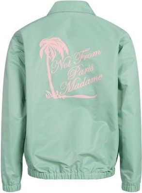 Dr&ocirc;le de Monsieur Veste droite &agrave; col classique imprim&eacute;e