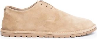 Mars&egrave;ll Lace-Up Beige Calfskin Flat Shoes - Gr. 41 (EU) - in Beige