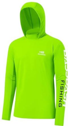 Bassdash Hommes Chemise &agrave; Capuche Protection Solaire Sweats &agrave; Capuche UPF50 + UV Pull &agrave; Capuche &agrave; Manches Longues pour la p&ecirc;che en Plein air, Natation