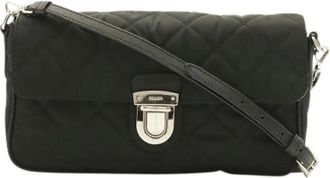 Prada Sac bandouli&egrave;re en nylon pr&eacute;-poss&eacute;d&eacute; - Femme - Pre-owned - Noir - Taille: ONE Size