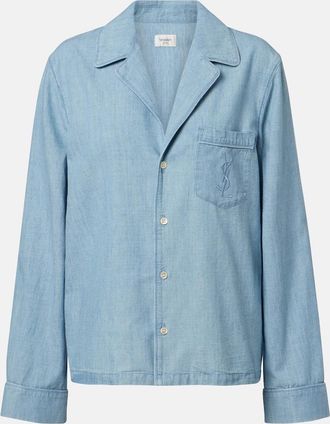 Saint Laurent Chemise Cassandre en denim