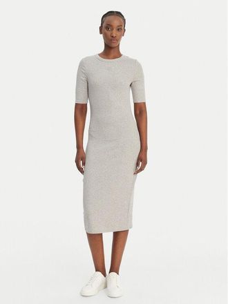 Calvin Klein Jeans Kleid f&uuml;r den Alltag LV047D217G Grau Slim Fit