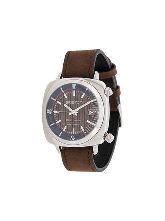 Briston montre Clubmaster Diver Yachting - Marron