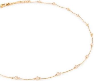 Au Printemps Paris Collier avec perles en verre