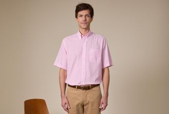 Bexley Colten MC - Chemise homme chambray rose