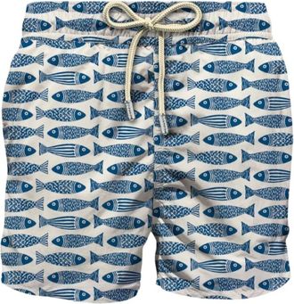 Saint Barth Homme, Maillots de bain, Multicolore, Taille: M Lighting Swim Shorts