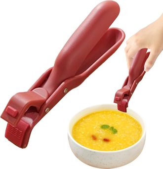 Generic Hot Bowl Greifer - Rutschfeste Plattenklemme K&uuml;chenwerkzeuge, Multifunktionaler Kochzange, Durable Silikongriff Mit Hitzebest&auml;ndigem Design | Sicherer