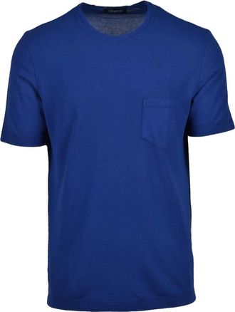 Drumohr Homme, Tops, Bleu, Taille: XS T-Shirt