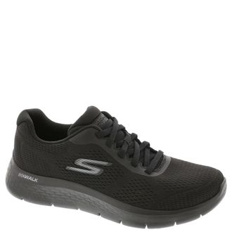 Skechers Mens Go Walk Flex-Remark Sneaker, Schwarz/Schwarz, 47.5 EU
