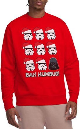 Star Wars Unisex Empire Bah Humbug, Red Sweatshirt, rot, XL