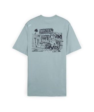 Oxbow Tee-shirt manches courtes FLAMINGO Ete 2026 Manches courtes, Col rond, Motif sur le dos