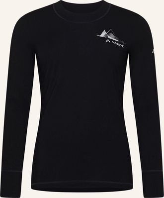 Vaude Funktionsshirt W Monviso Wool Ls T-Shirt schwarz