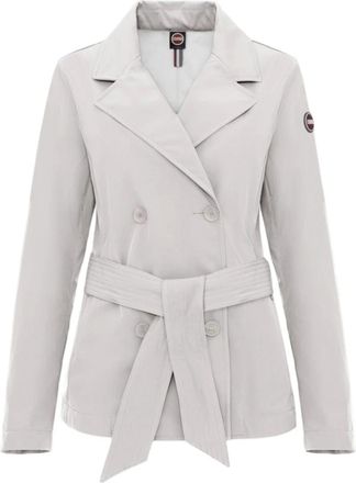 Colmar Femme, Manteaux, Beige, Taille: 34 FR Trench court softshell avec ceinture