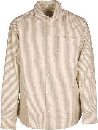 Marni Homme, Chemises, Beige, Taille: M Casual Shirt
