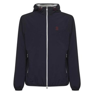 Brunello Cucinelli Herren, Jacken, Blau, 2XLGr&ouml;&szlig;e