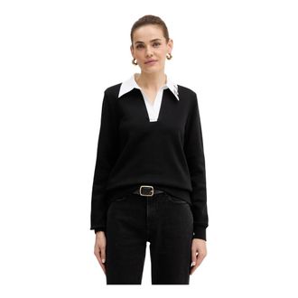 Karl Lagerfeld V-Ausschnitt Strickware - - Sweatshirts & Hoodies - Damen - Schwarzk - XS