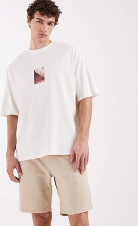 Selected Short en lin m&eacute;lang&eacute; - Beige-Brown