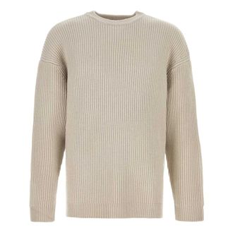 Entire studios Entire Studios, Homme, Pulls, Beige, Taille: M Pull Ras du Cou Oversize en Maille