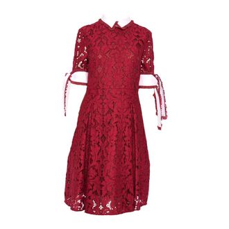 Pinko Truffacuori Midi-Kleid - - Dresses - Damen - Rot - L