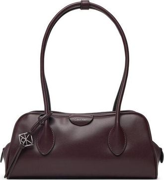 Calvin Klein Handtasche Emblem Trio Shoulder Bag LV04F3369G Dunkelrot