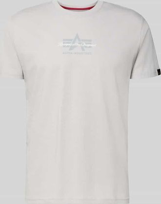 Alpha Industries T-Shirt mit Label-Detail