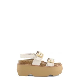 Colors Of California Maxi Plateau Sandale - - Shoes - Damen - Wei&szlig; - 39 EU