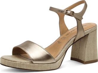 Tamaris Sandalette Damen Elegant metallic,EU 39