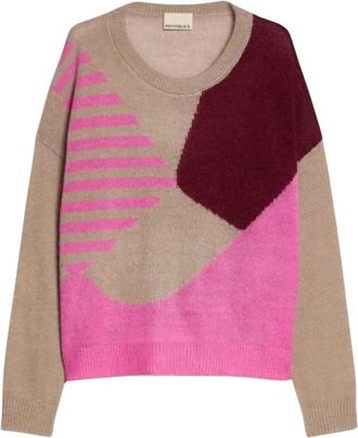 Pennyblack Pbbtalpa Intarsia Strickpullover - - Knitwear - Damen - Mehrfarbig - S