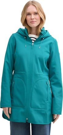 Tom Tailor Damen 1041031 Mantel, 21178 - Ever Green, XL EU