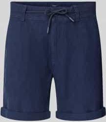 Mc Neal Leinenshorts mit Bindeg&uuml;rtel und Ges&auml;&szlig;taschen