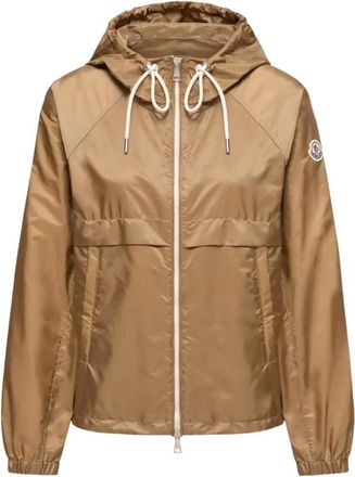 Moncler Femme, Vestes, Beige, Taille: 38 FR Rain Jacket
