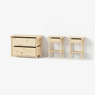 IKEA KRON&Ouml;REN Schlafzimmerm&ouml;bel 3er-Set